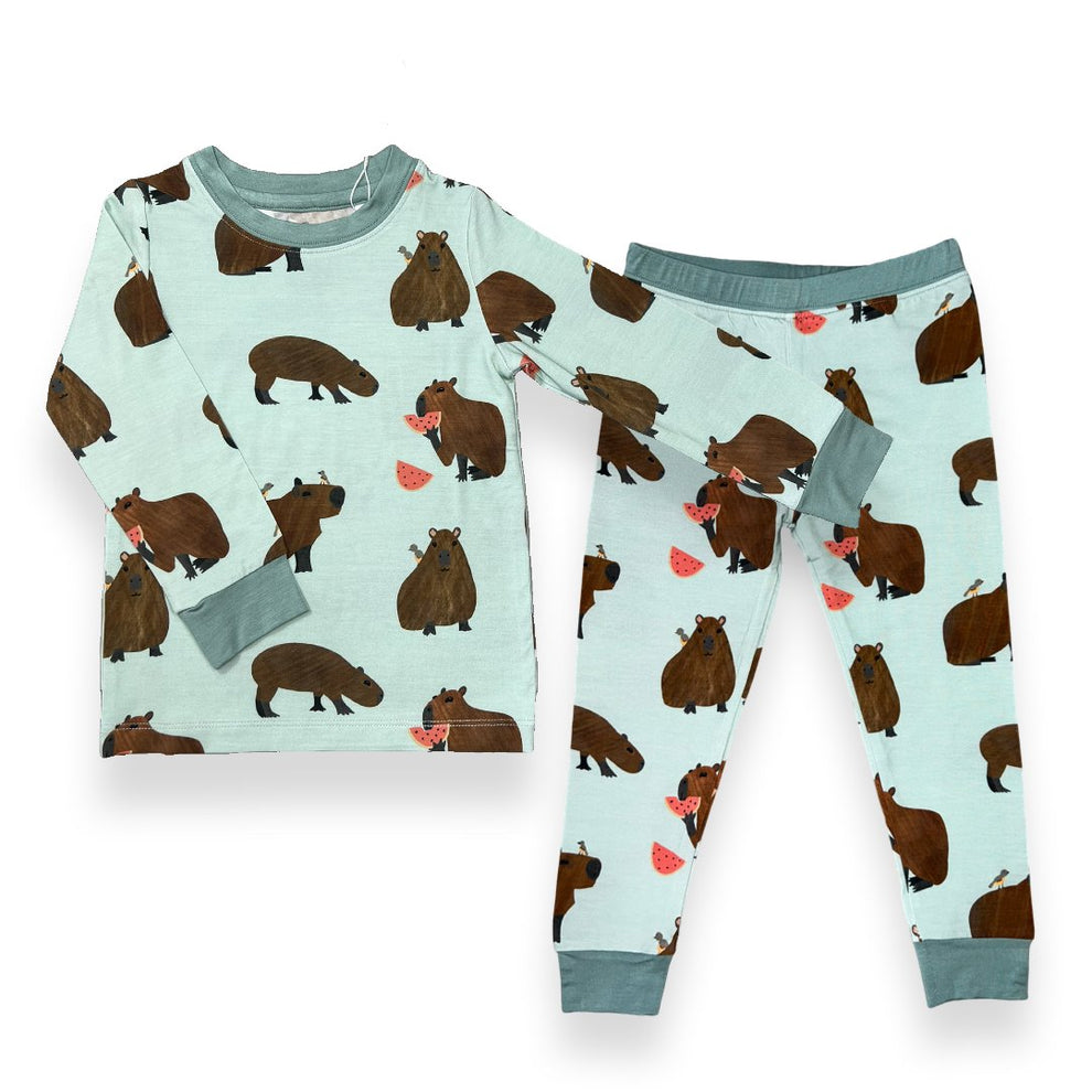Capybara Kids Two-Piece Pajamas – Jungle Jams