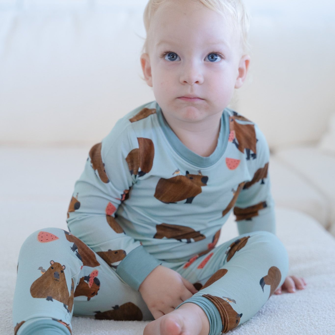 Capybara Kids Two-Piece Pajamas – Jungle Jams